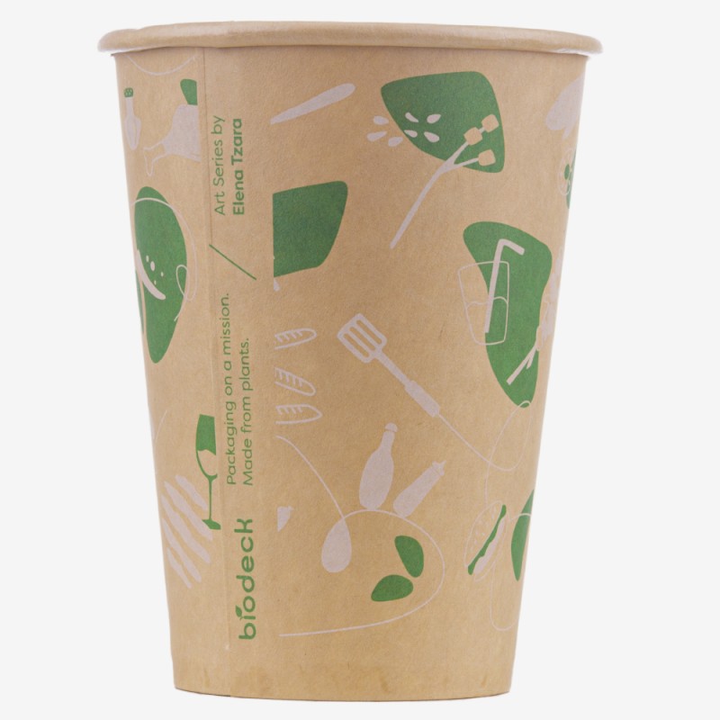 Zero plastic carton cups