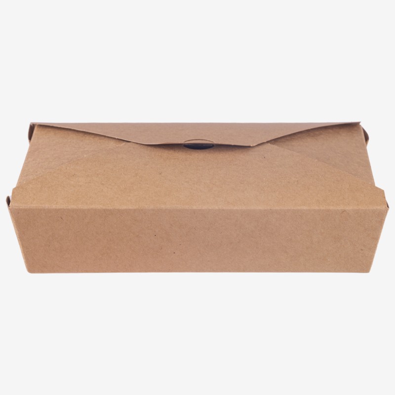 Kraft PE carton 20X14X4,5 cm 1100 ml 50 pcs