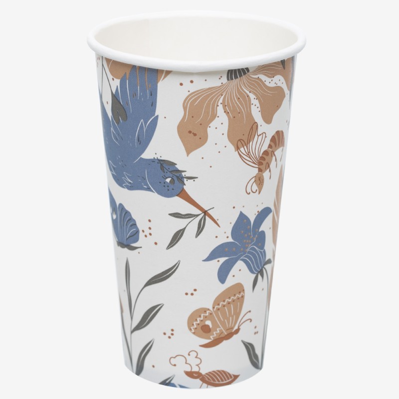 Kraft zero plastic carton cups 360 ml 50 pcs